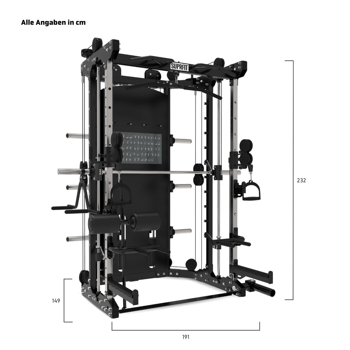 Suprfit Multifunctional Smith Machine – Suprfit Fitness Equipment
